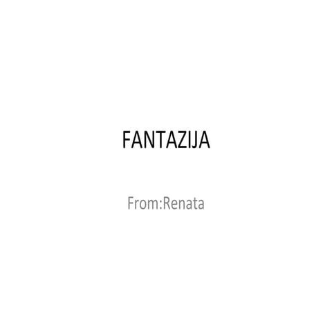 Fantazija | PPT
