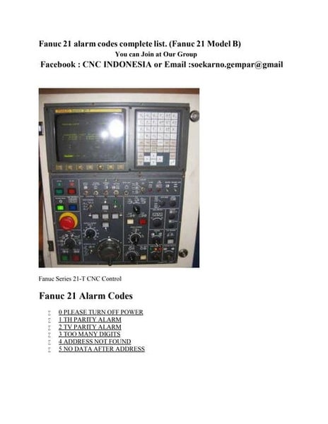 Complete Okuma Lathe G And M Codes