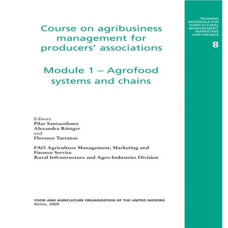 FAO - 1. agrofood systems and chains | PDF