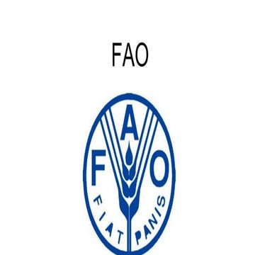 ORGANISMOS ESPECIALIZADOS DE LA ONU: UNICEF, FAO Y UNESCO | PDF