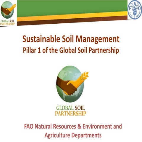 Sustainable Soil Management Pillar 1 of the Global Soil Partnership ...