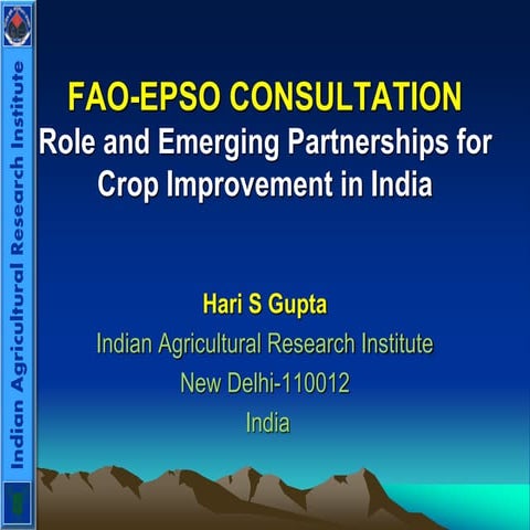 Fao presentation | PPTX