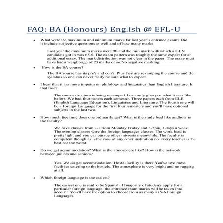 #FAQ #EFLU | DOCX