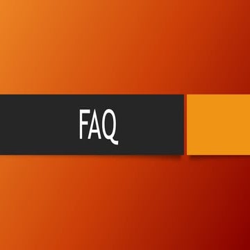 Faq | PPTX
