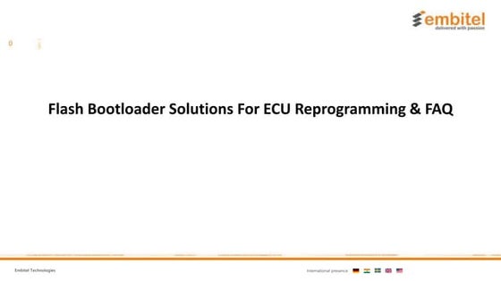 Introduction to Automotive Bootloader | Programming Sequence | PDF