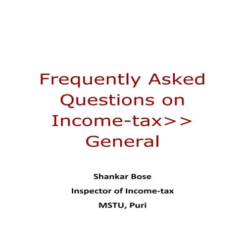 Faq on income tax.-general.bose