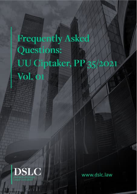 PHK sesuai PP 35 tahun 2021 (pelaksana UU Cipta Kerja) | PDF