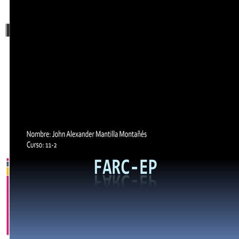 Farc ep | PPTX