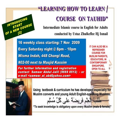 Fardh Ain Interm Course2(Poster)Nov2009 | PPT