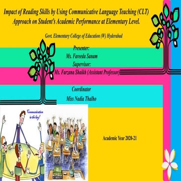 Impact Of Reading Skills By Using Communicative Language Teaching (CLT ...