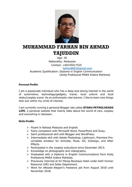 Farhan Resume 12132019 | PDF