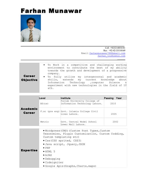 WAQAR CV | DOC