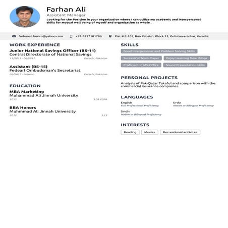 Farhan's resume | PDF