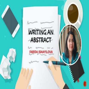 Writing an abstract for paper/article | PPT