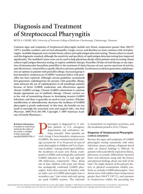 Acute tonsillopharyngitis | PPTX | Ear, Nose and Throat Conditions ...