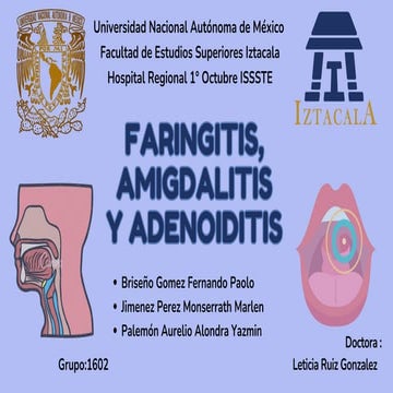 Comprehensive Overview of Faringoamigdalitis: Diagnosis, Etiology, and ...