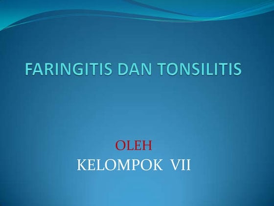 Lp faringitis | DOCX