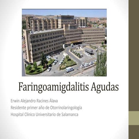Comprehensive Overview of Faringoamigdalitis: Diagnosis, Etiology, and ...