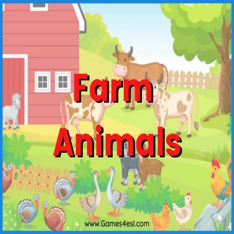 Farm animals-hidden-picture-ppt | PPTX | Birds | Pets