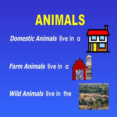 Farm.pet.wild.animals.1st grade | PPT
