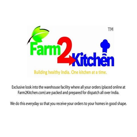 Farm2 kitchen Warehouse Facility | PDF