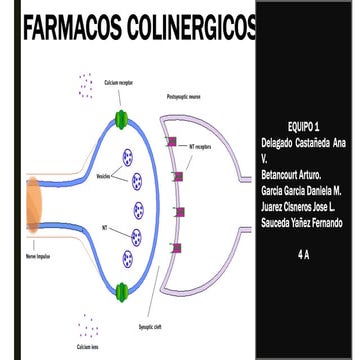 Farmarmacos colinergicos | PPTX