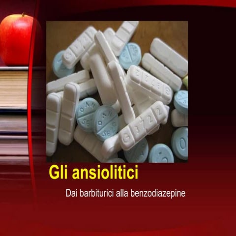 Farmaco storia ansiolitici | PPTX