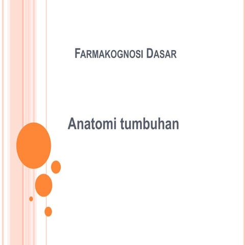 farmakognosi dasar 1 | PPTX