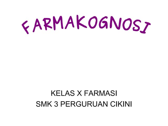 materi 1 Farmakognosi kelas XI F (Simplisia FLOS).pptx