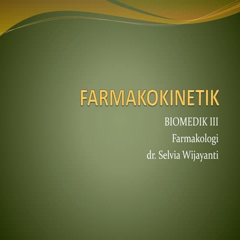 Farmakokinetik ii | PPTX