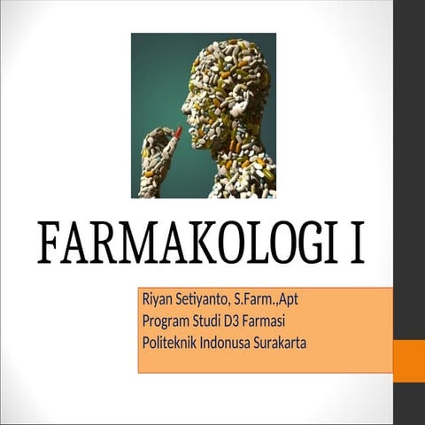 Farmakologi pada peristiwa metabolisme obat | PPT