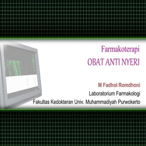 Farmakoterapi Antinyeri dan Antipiretik | PPTX