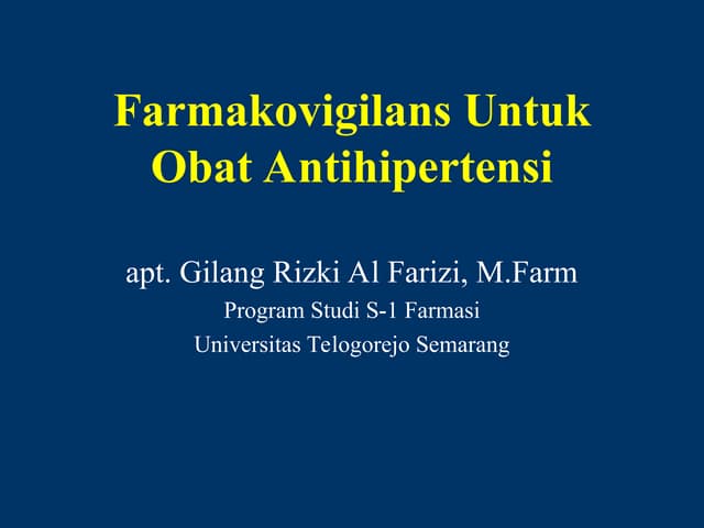 Pelayanan Informasi Obat (PIO) | PPTX