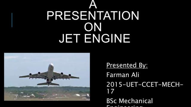 Pulse Jet Engine Paper Work - A Short Presentation | PPTX