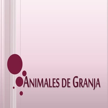 Los animales | PPTX