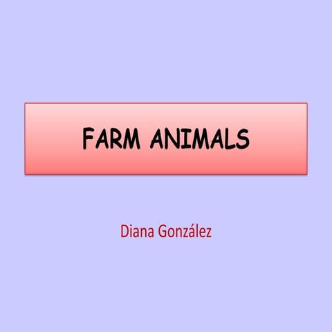 Farm animals | PPTX | Dogs | Pets