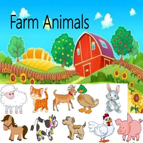 Farm animals | PPTX