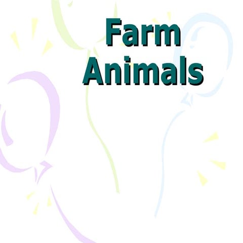 Farm animals and sounds | PPT