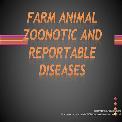 Epidemiology animal disease | PPT
