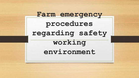 Personal Protective Equipment (Agri Crop 10) | PPT