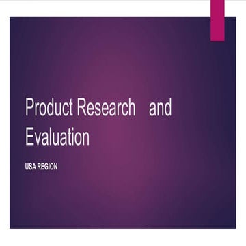 Product Research Presmat | PDF