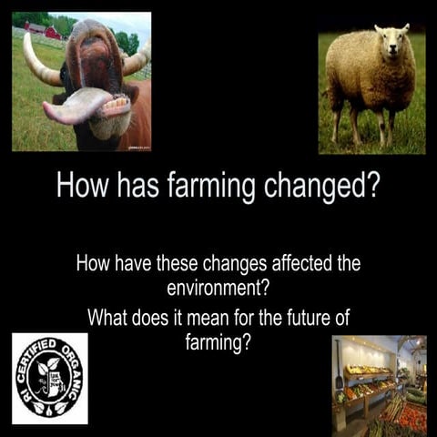 farming changes | PPT
