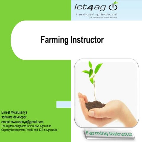 Farming instructor | PPTX