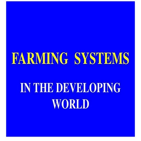 FARMING SYSTEMS | PPT