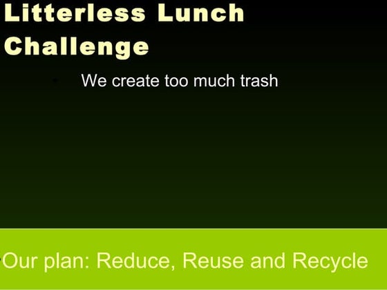 Tips for preparing a zero-waste school lunch | PDF
