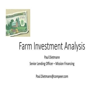 Farm Investment Analysis | PDF