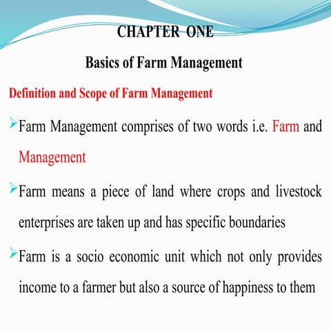 Farm planning and budgeting | PPTX