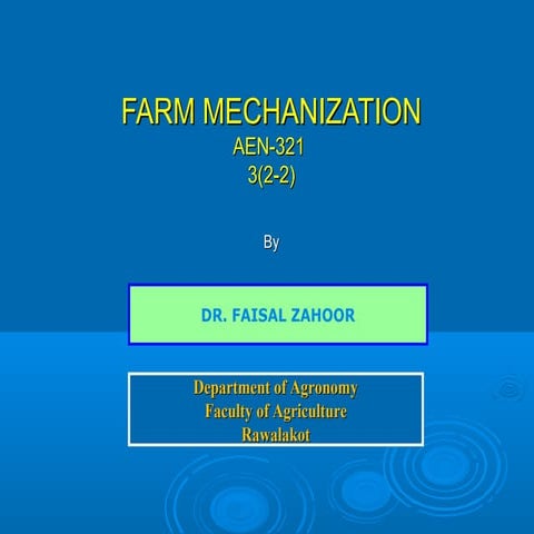 Farm mech. lectrz | PPT