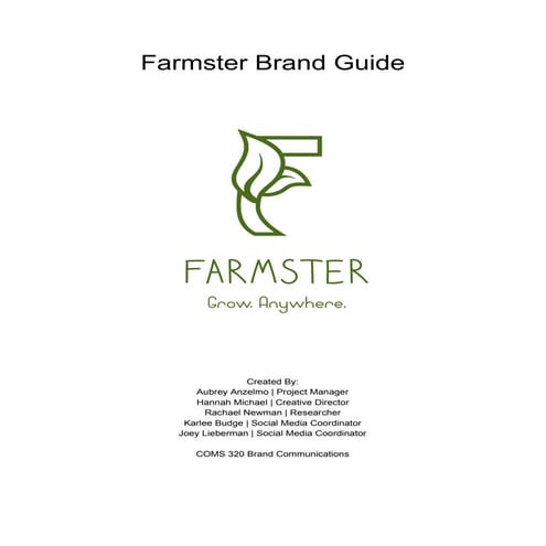 Farmster Brand Guide | PDF