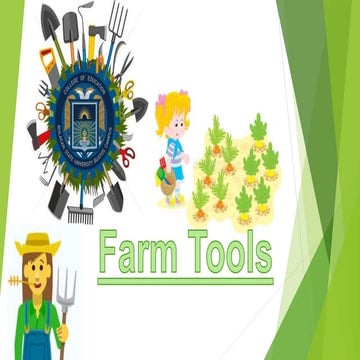 Farm tools | PPTX
